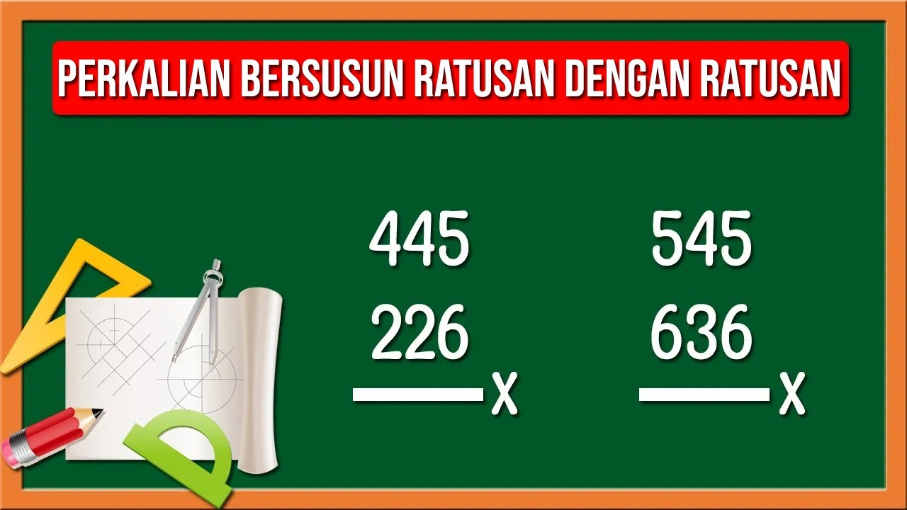 Perkalian Bersusun Ratusan Dengan Ratusan - YouTube