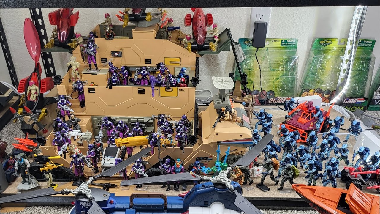 G.I.Joe Room Tour #3 and 800 Subscribers Giveaway Prize Winner. - YouTube