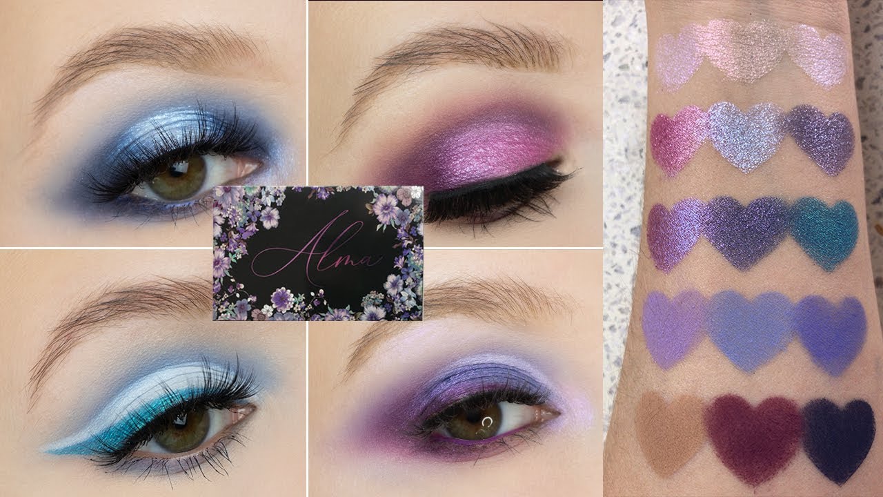 Amy Loves Makeup x AMI Hearts Beauty Alma Palette | 4 Looks & Review ...