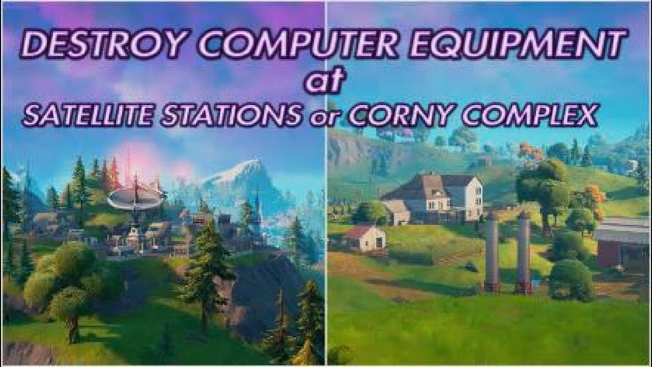 Destroy computer equipment at satellite stations or Corny Complex ...