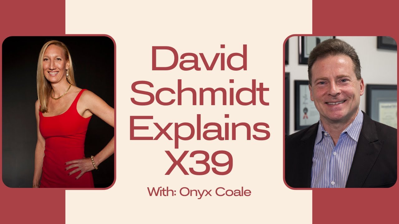 David Schmidt Explains X39 | The Science Behind It All | Onyx Coale ...