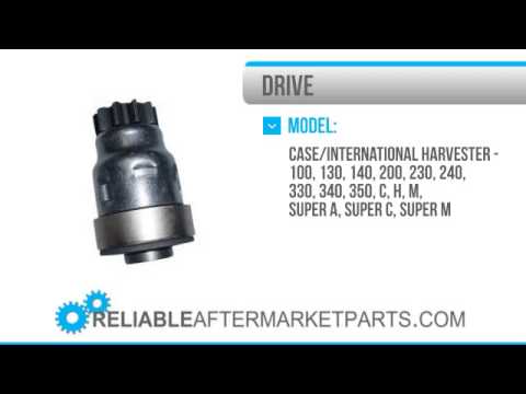 77695H Case IH Tractor Starter Drive 1859020 1868804 A B C H M Super A ...