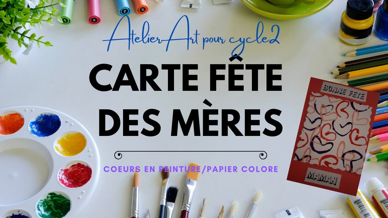 Carte Fête des Mères DIY : Créez une Nouvelle Œuvre d'Art avec vos ...