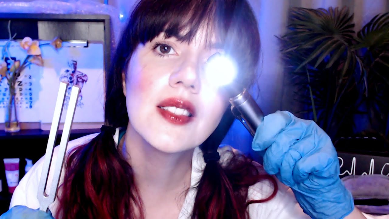 [ASMR] Detailed Ear Exam, Cleaning and Hearing Tests ~ Doctor Roleplay ...