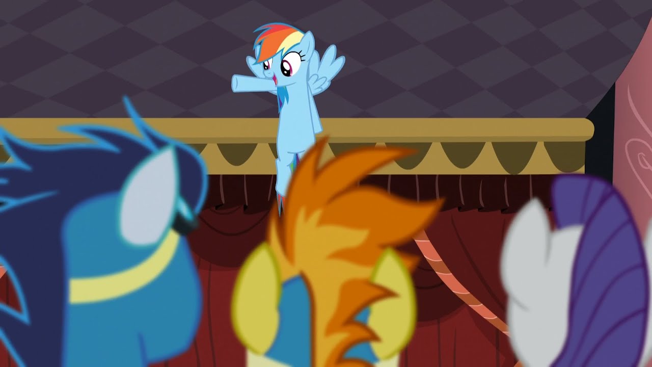 Rainbow Dash & Soarin - Would I?! Woo-hoo! Yeah, uh-huh, yeah, aww yeah ...
