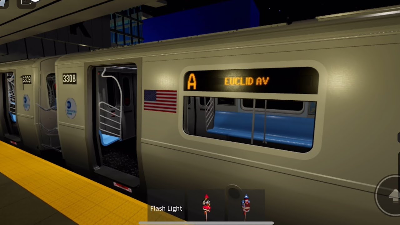 Roblox: Euclid Av bound A train at Howard Beach - JFK | Game: The ...