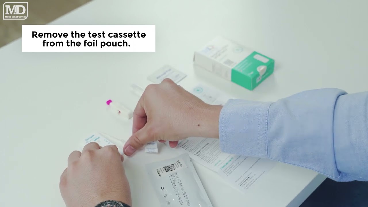 MOHS Diagnostics Dengue Self-Test Instruction Video - YouTube