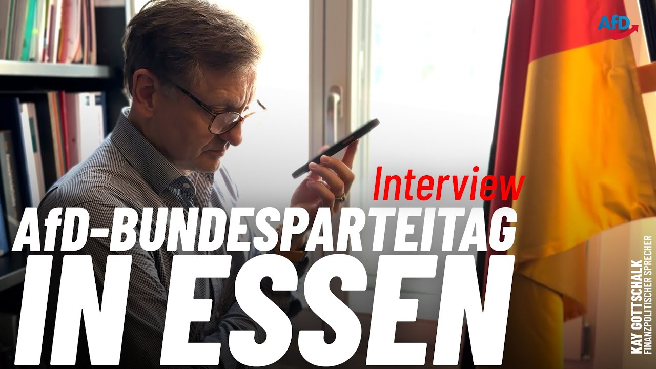 AfD-Bundesparteitag in Essen - Radiointerview im WDR - Kay Gottschalk ...