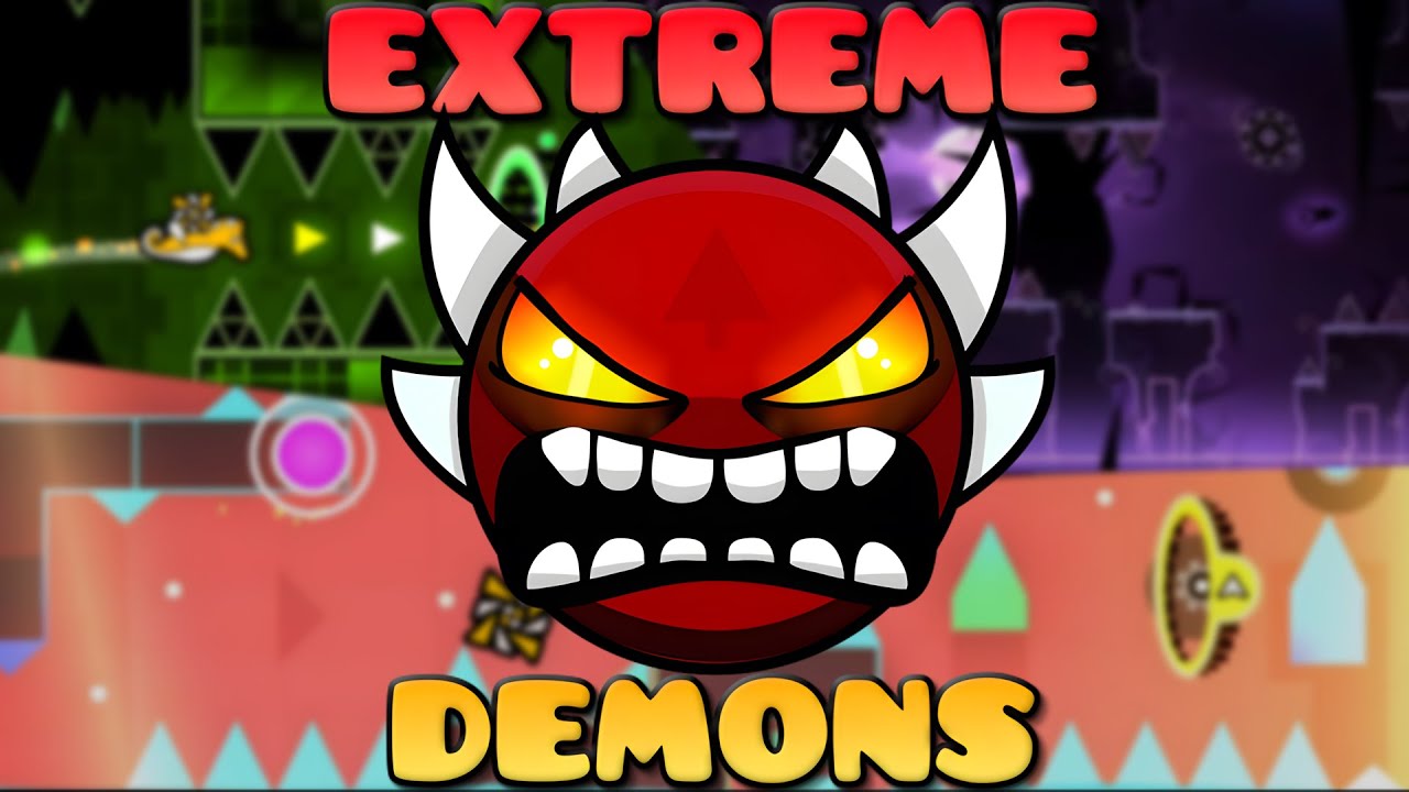 Essas foram todas as Extreme Demons que eu passei atualmente no Gd ...