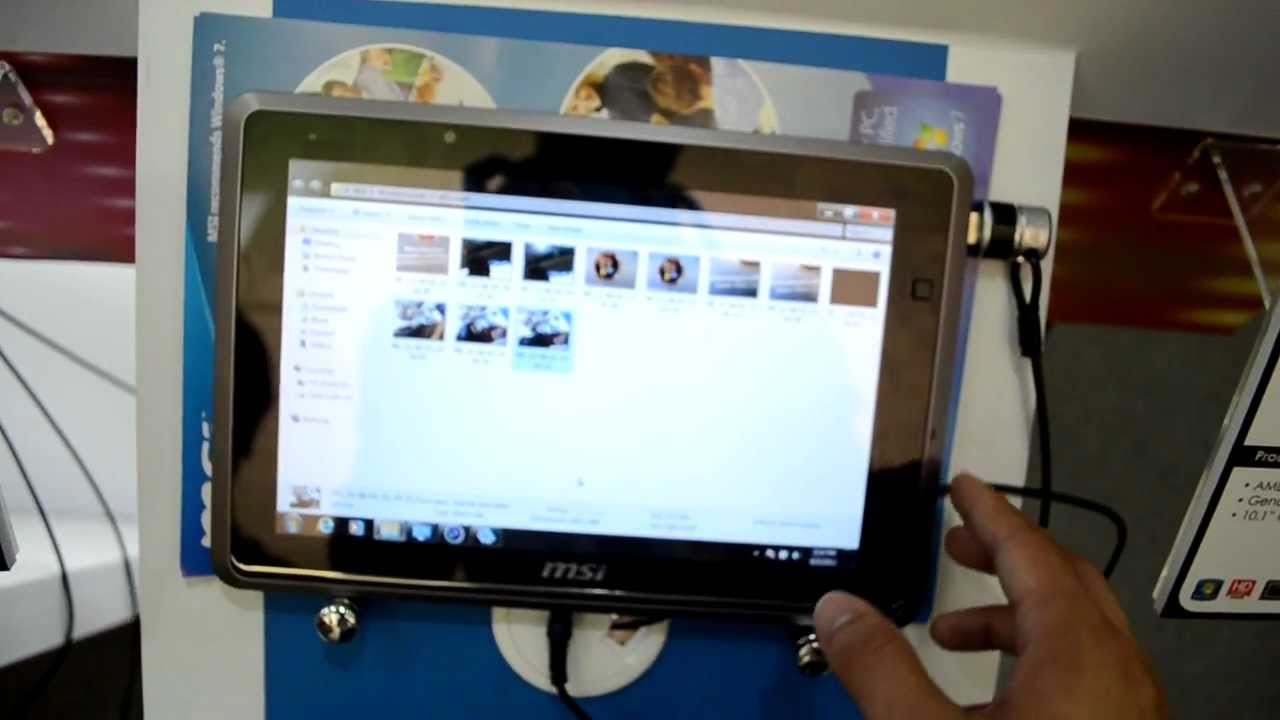 MSI WindPad 110W Tablet im Hands On - YouTube