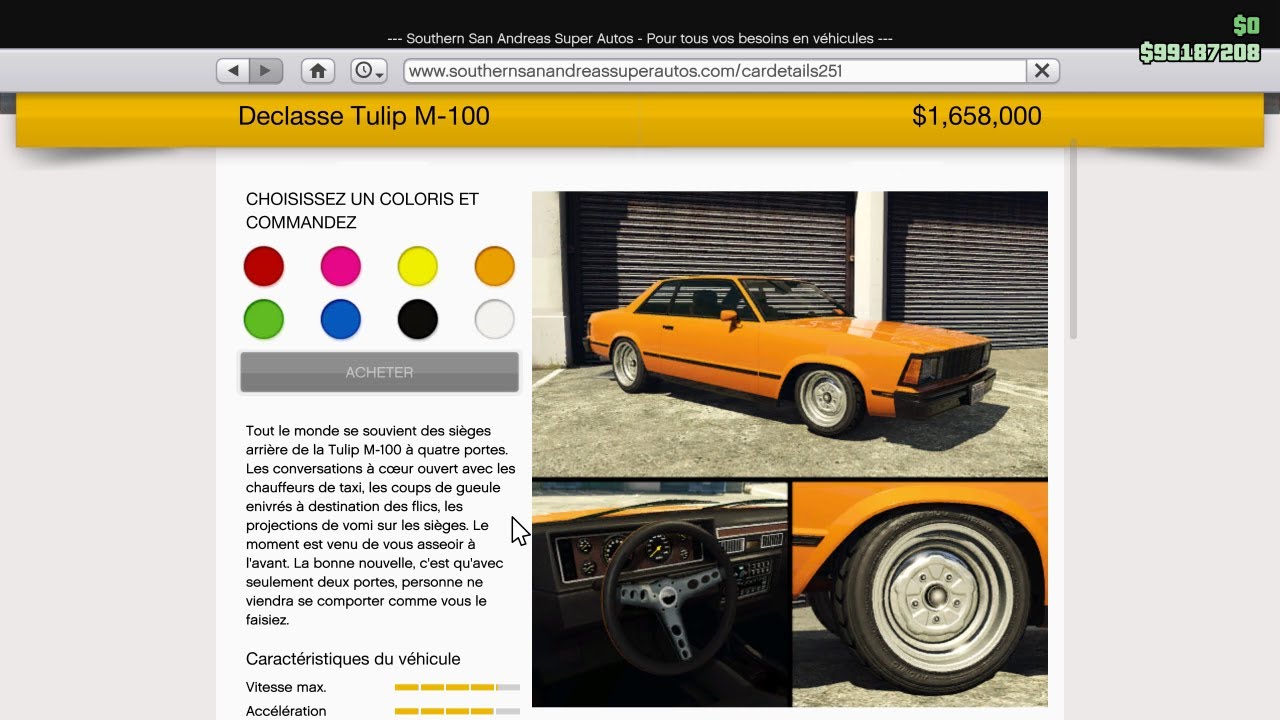 Customisation & Test Drive Declasse Tulip M100 ( Chevrolet Malibu ...