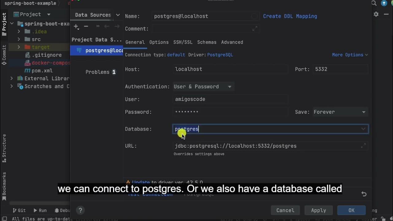0062 Connecting to DB using IntelliJ IDEA - YouTube