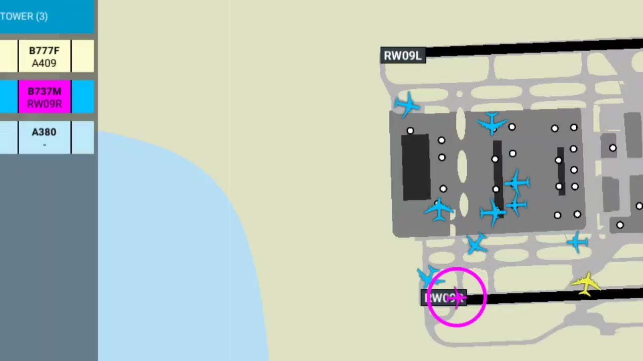 [RFS Air Traffic Control#44]London Heathrow Airport Tower ATC Control ...