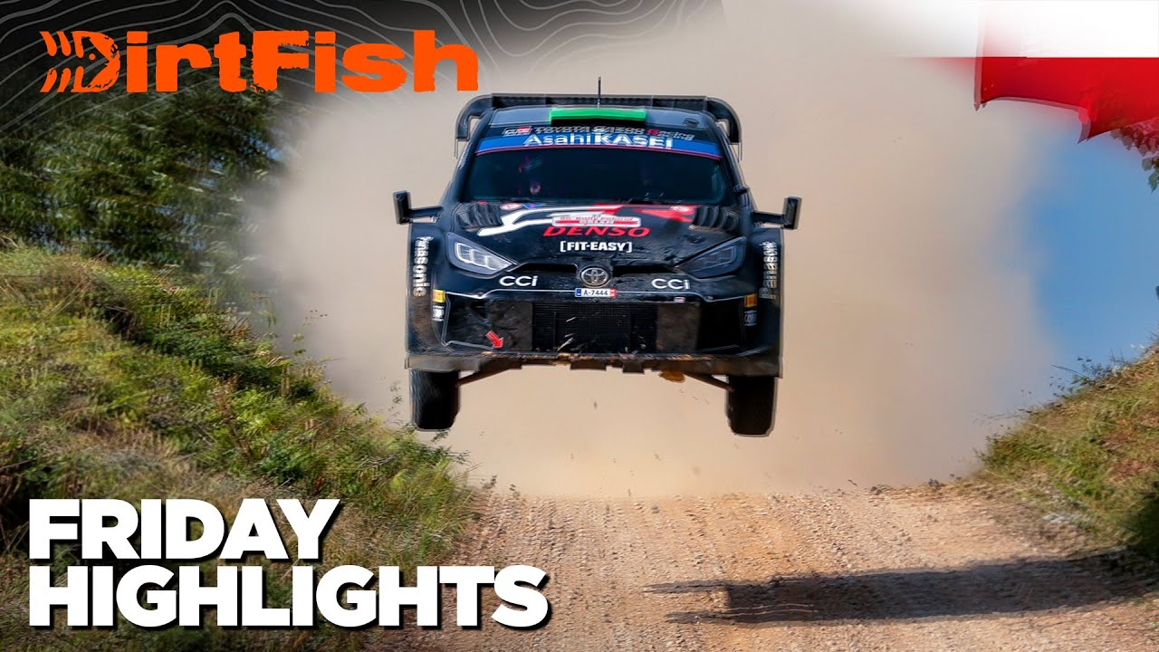 FLYING Rally Cars 🚀 WRC Rally Poland 2024 Friday Highlights - YouTube