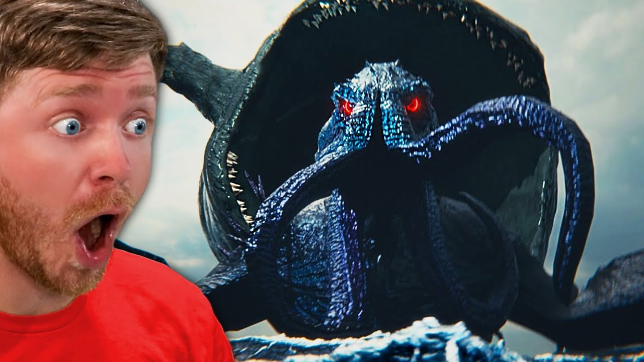 Reacting to CTHULHU vs BLOOP the SEA MONSTER BATTLE! - YouTube