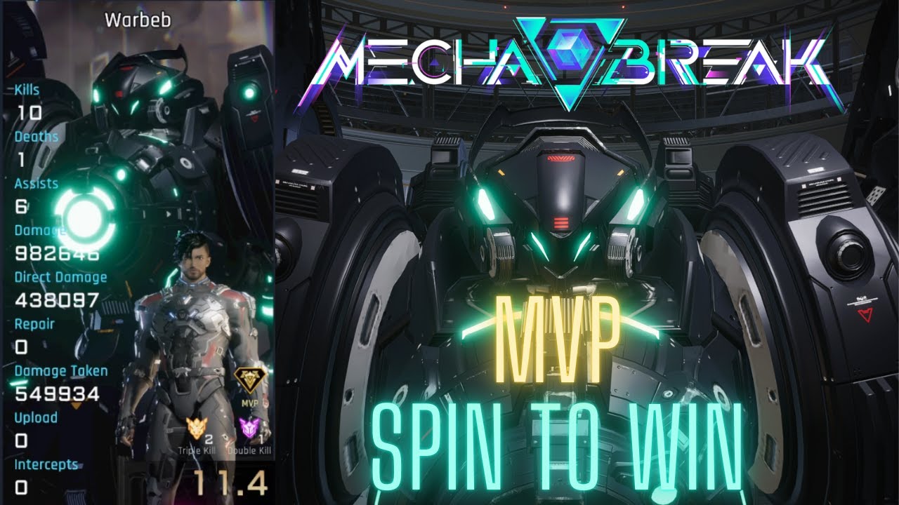 Mecha Break | Welkin Gameplay (MVP) 10 Kills/100 - 7 | Eye of Misra - YouTube