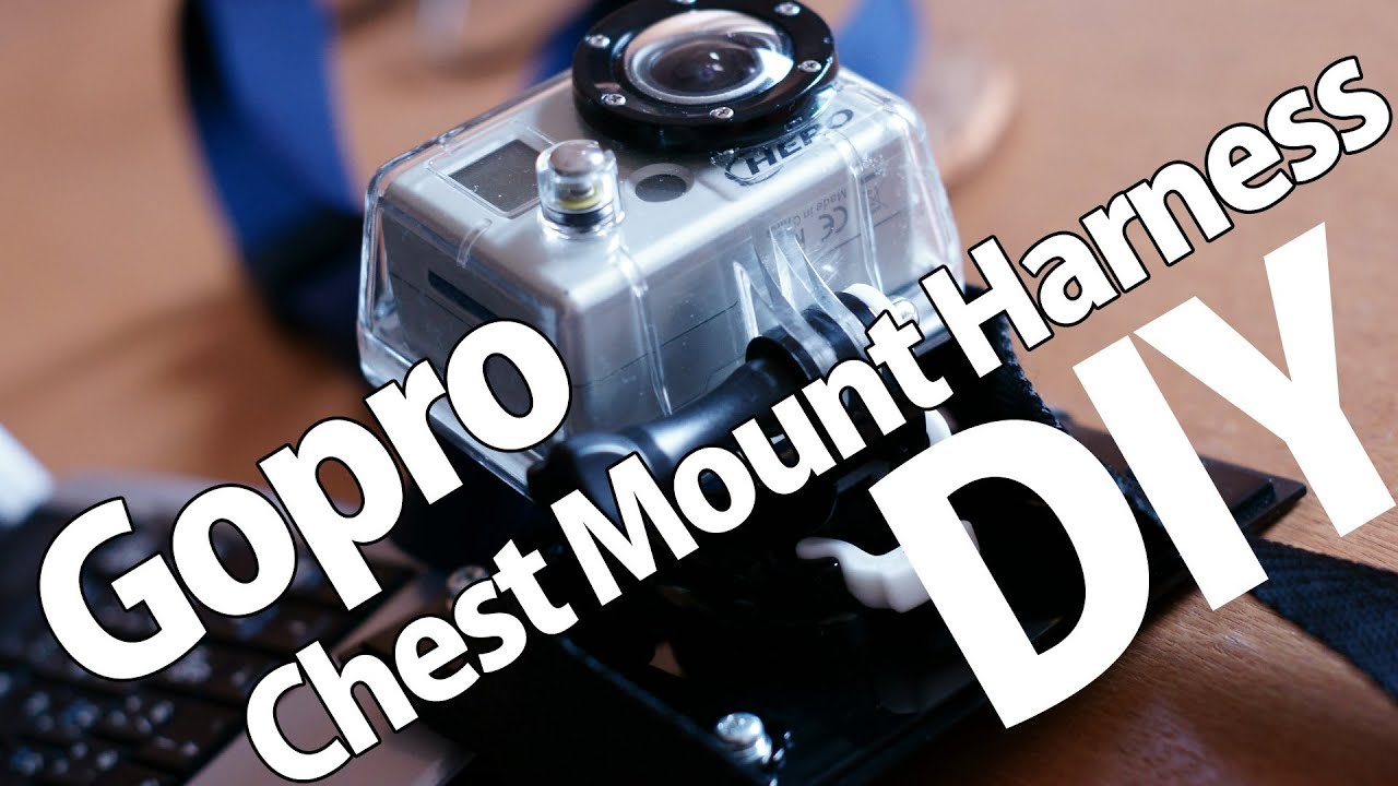 [DIY]GoPro Chest Mount Harnessを自作する チェストマウントハーネス - YouTube