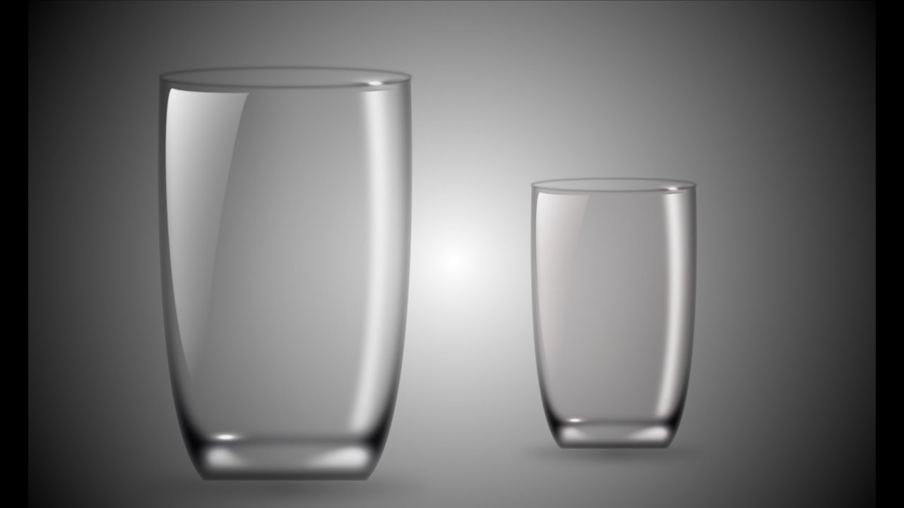 GIMP TUTORIAL /HOW TO DESIGN REALISTIC LOGO /CUP OF GLASS - YouTube