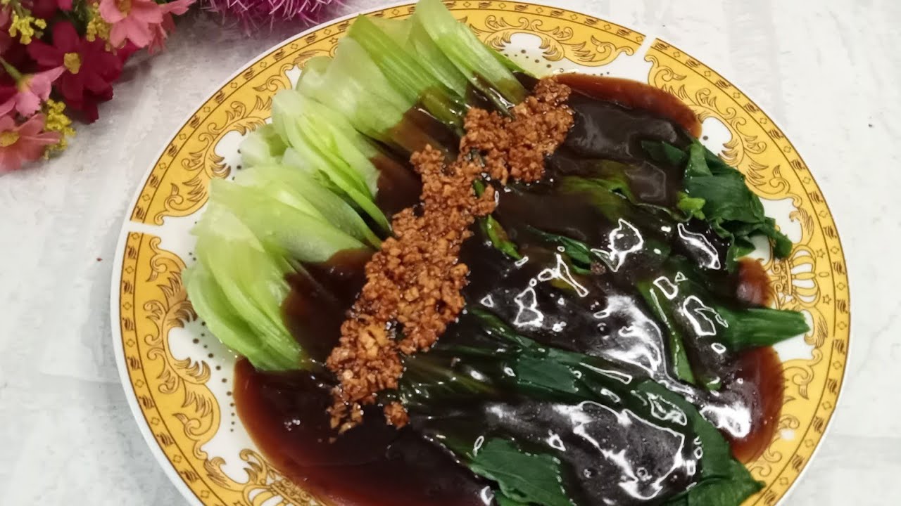 Resep dan Cara membuat Pakcoy Saus Tiram Bawang Putih ‼️Jadi Ide Menu ...