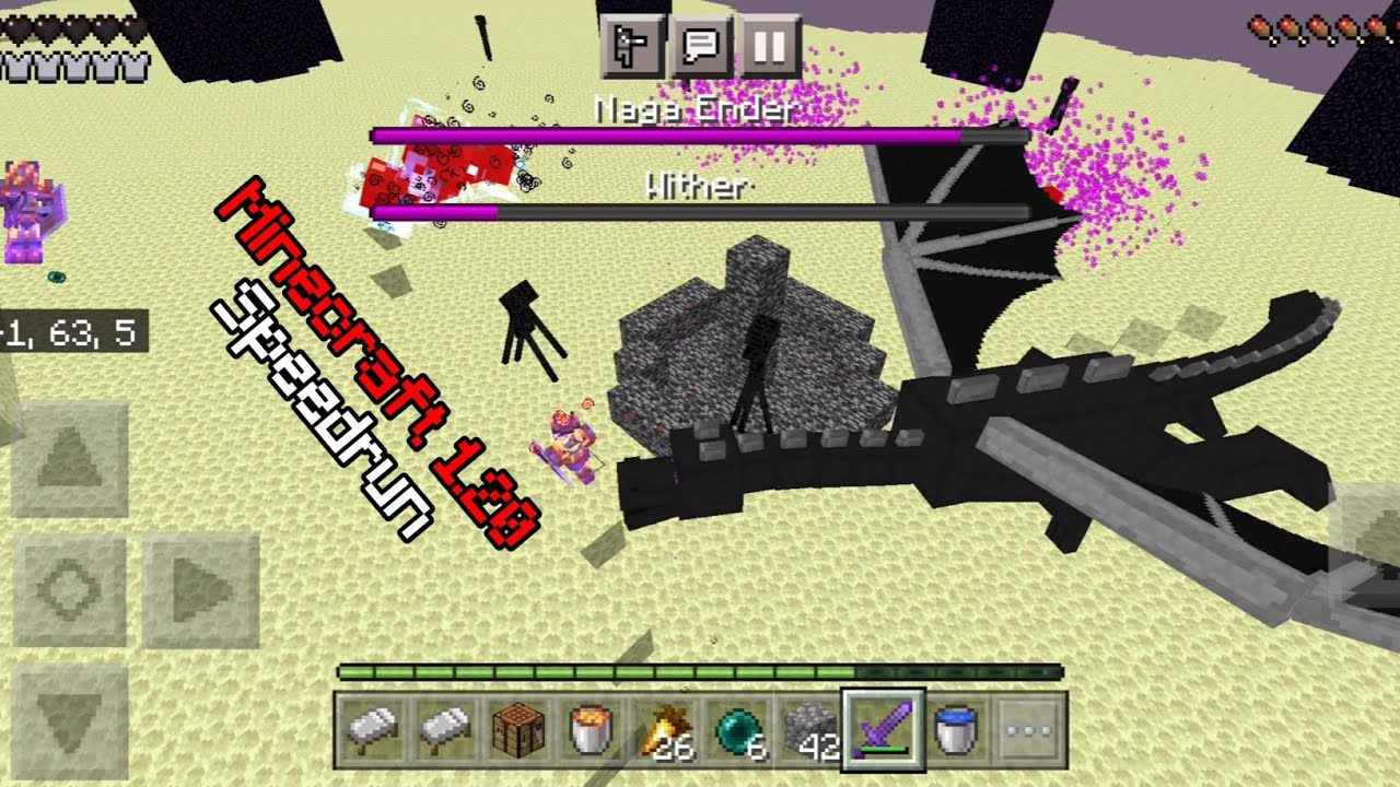 I Beat Bosses (Wither & Ender Dragon) in Minecraft Trial 1.20 - YouTube