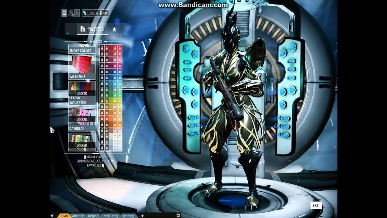 Warframe color schemes