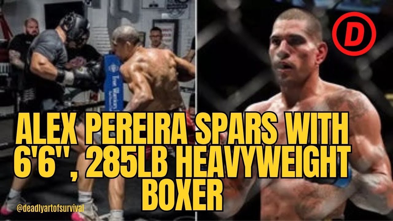 Alex Pereira UFC 287: Spars with 6'6", 285lb Chinese Heavyweight Boxer ...