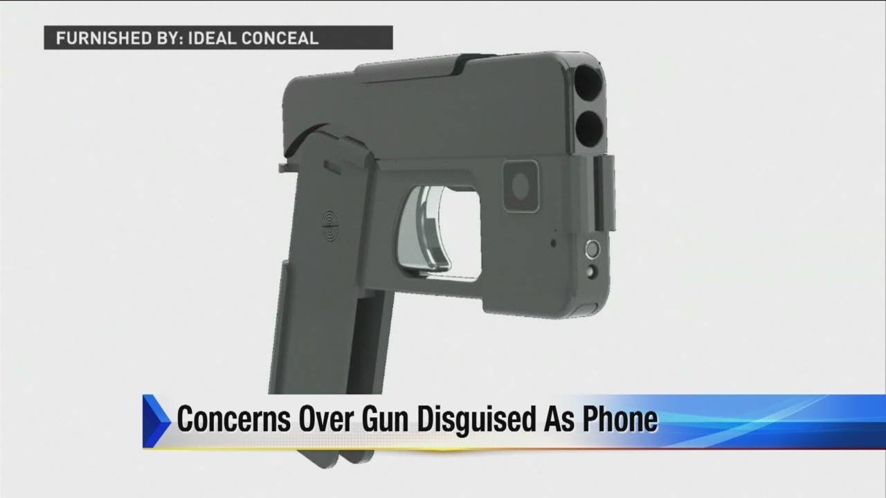 Concerns grow over gun disguised as cellphone - YouTube
