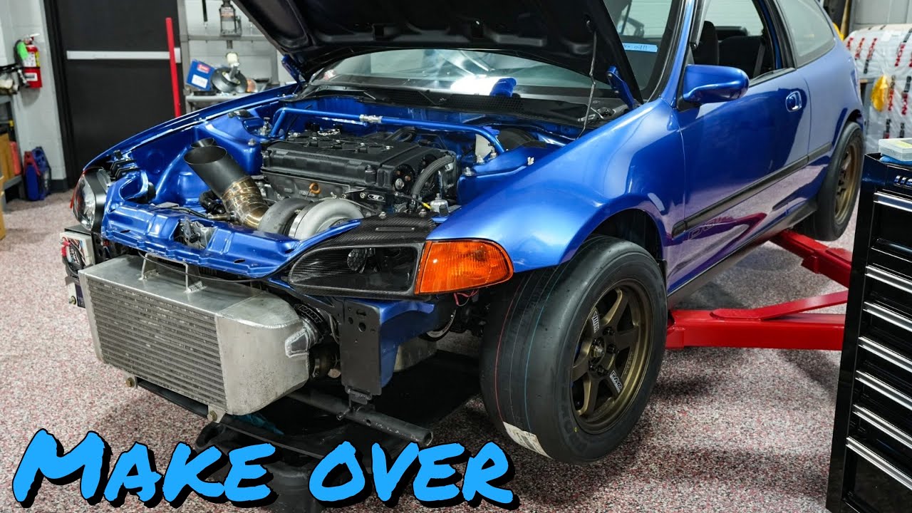 AWD Turbo b18c1 gets a Make Over! We are coming to the Streets!!! - YouTube