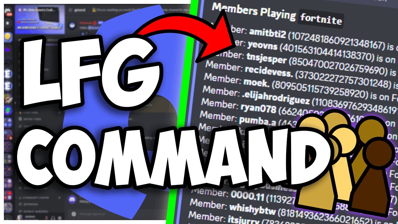 [NEW] - How to make a LOOKING FOR GROUP (LFG) command for your discord bot! || Discord.js V14 ...