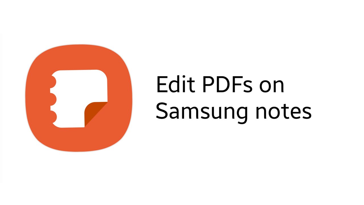 Edit PDFs using Samsung Notes. - YouTube