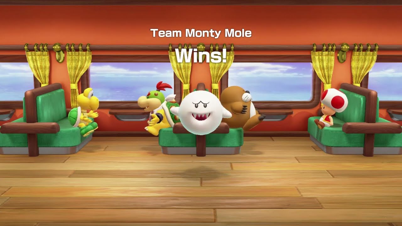 Super Mario Party Partner | Koopa Troopa & Bowser Jr vs Monty Mole ...