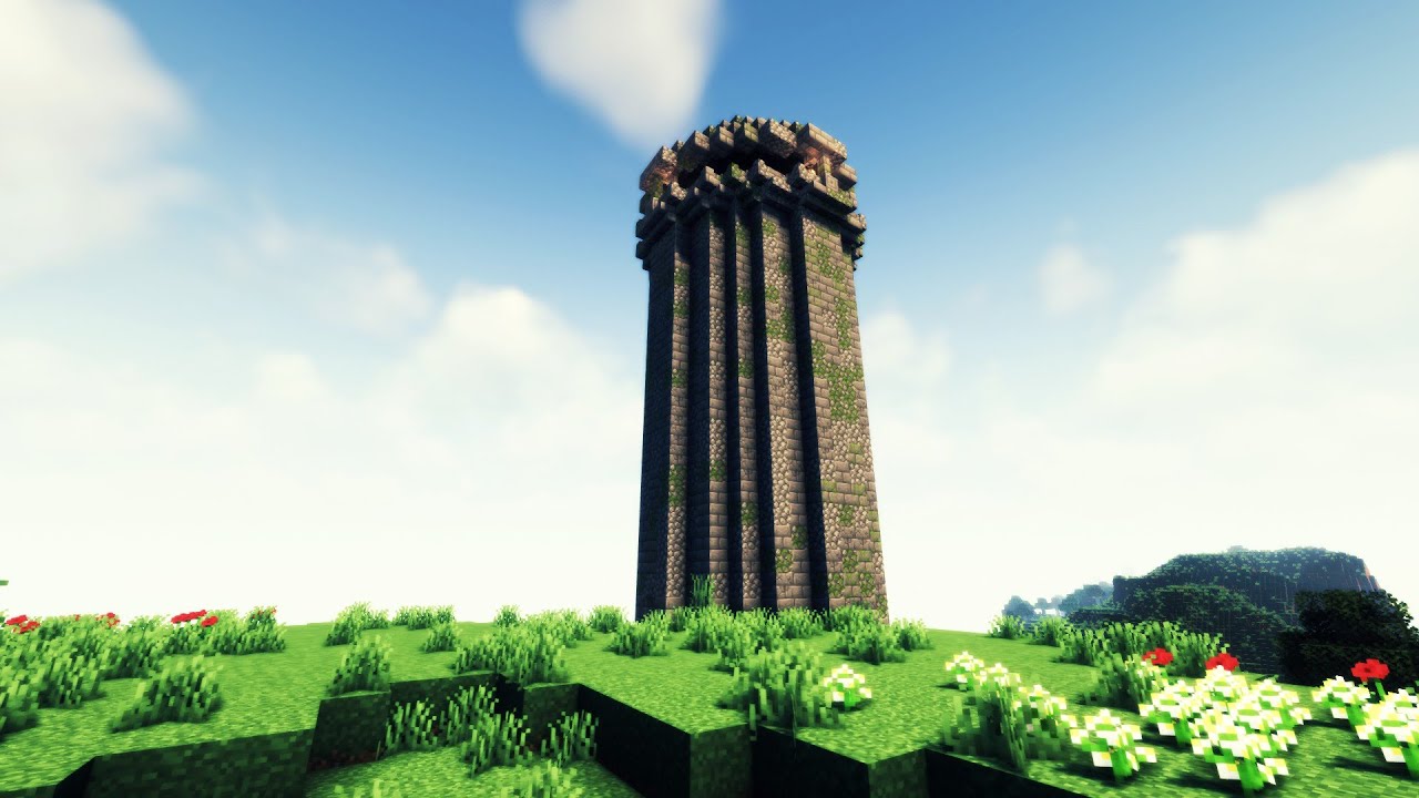 Minecraft:How To Build An Old Tower - YouTube