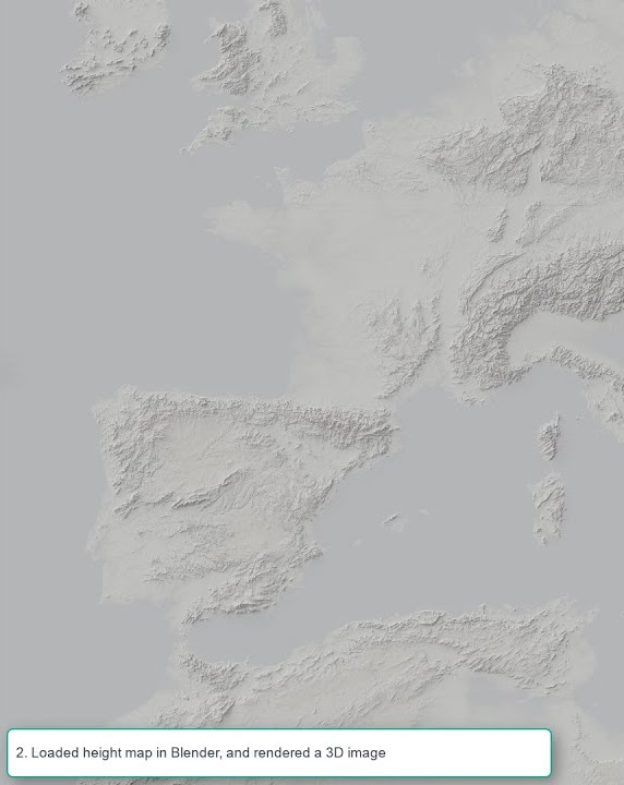 Learning how to create 3d maps in Blender so that I can create cool ...