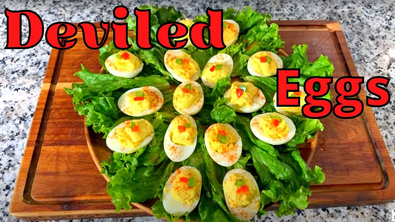 How To Make Deviled eggs - YouTube