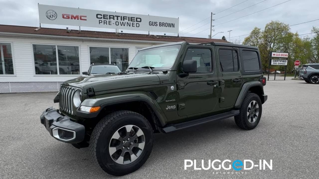 Sarge Green 2021 Jeep Wrangler Unlimited Sahara Review - YouTube