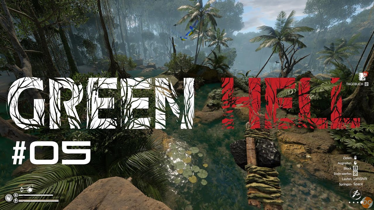 Green Hell 🪓 #05 BASE BUILDING & TREE HOUSE Walkthrough 🌴 [Green Hell ...