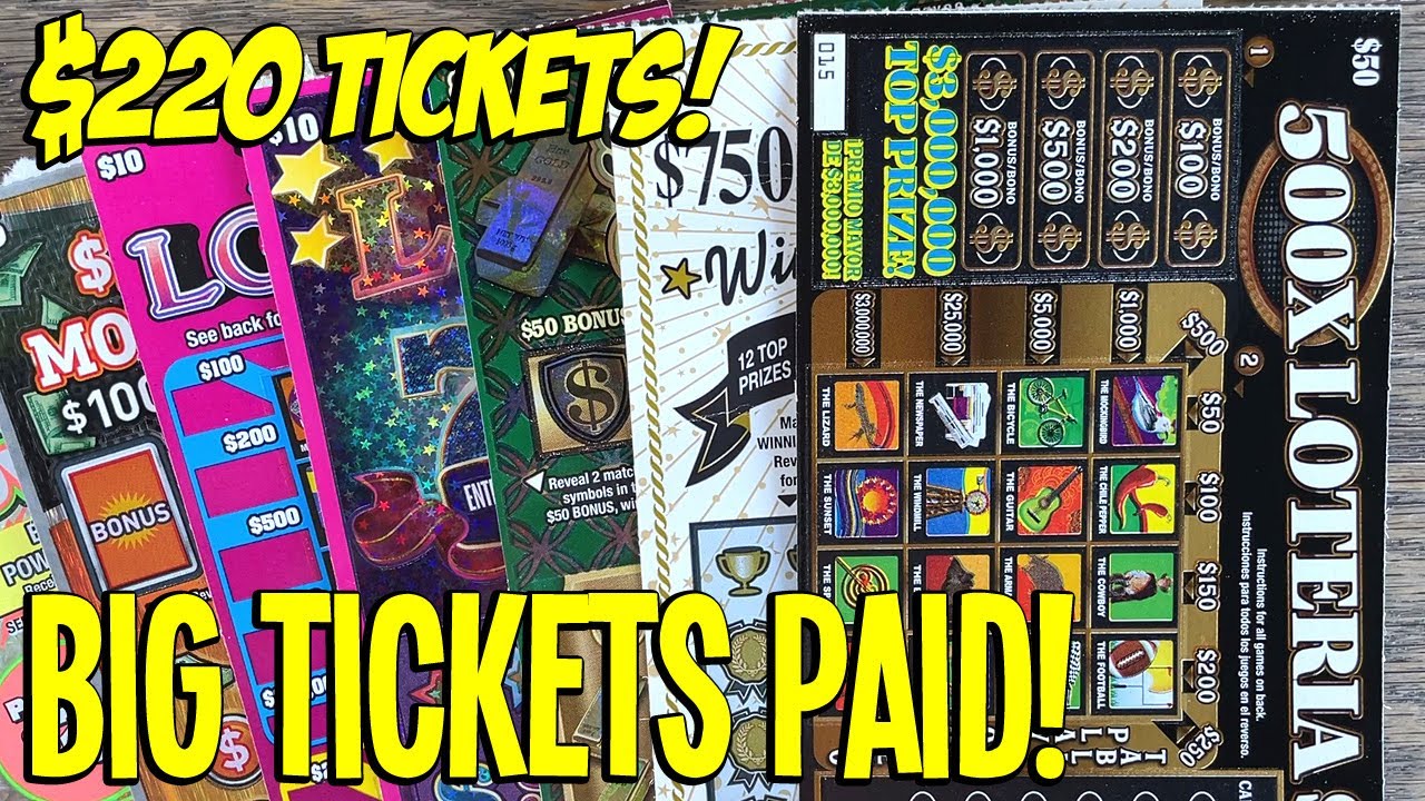BIG TICKETS PAID! 💰 $220 TEXAS LOTTERY Scratch Offs - YouTube