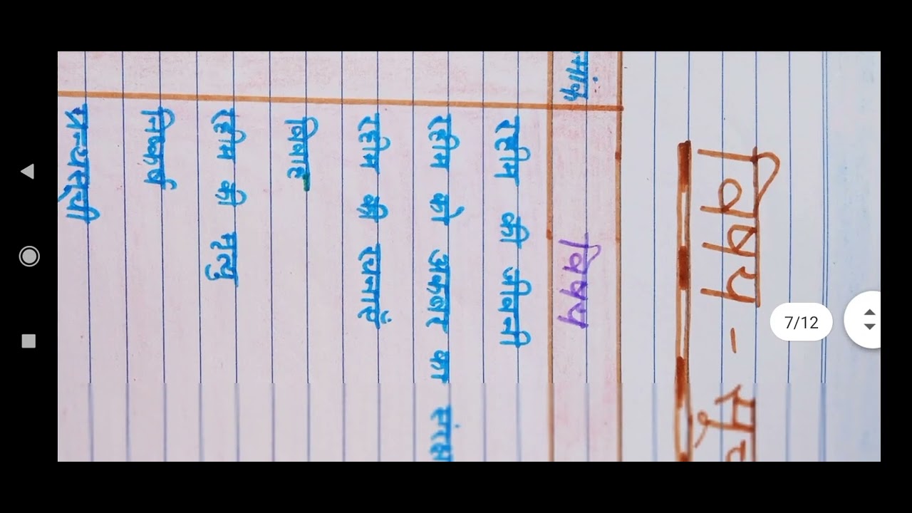 clAss 9 and 10 hindi project. - YouTube