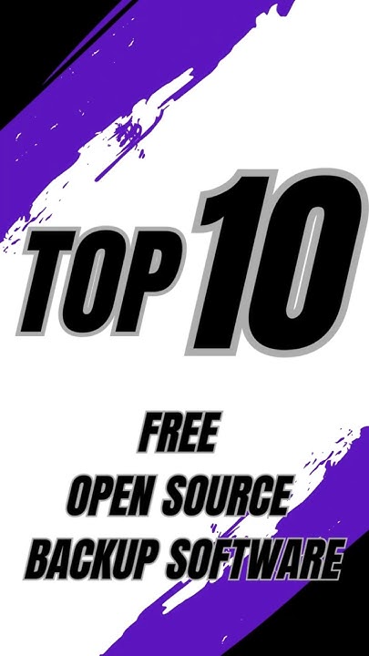 Top 10 Free Open Source Backup Software ! - YouTube