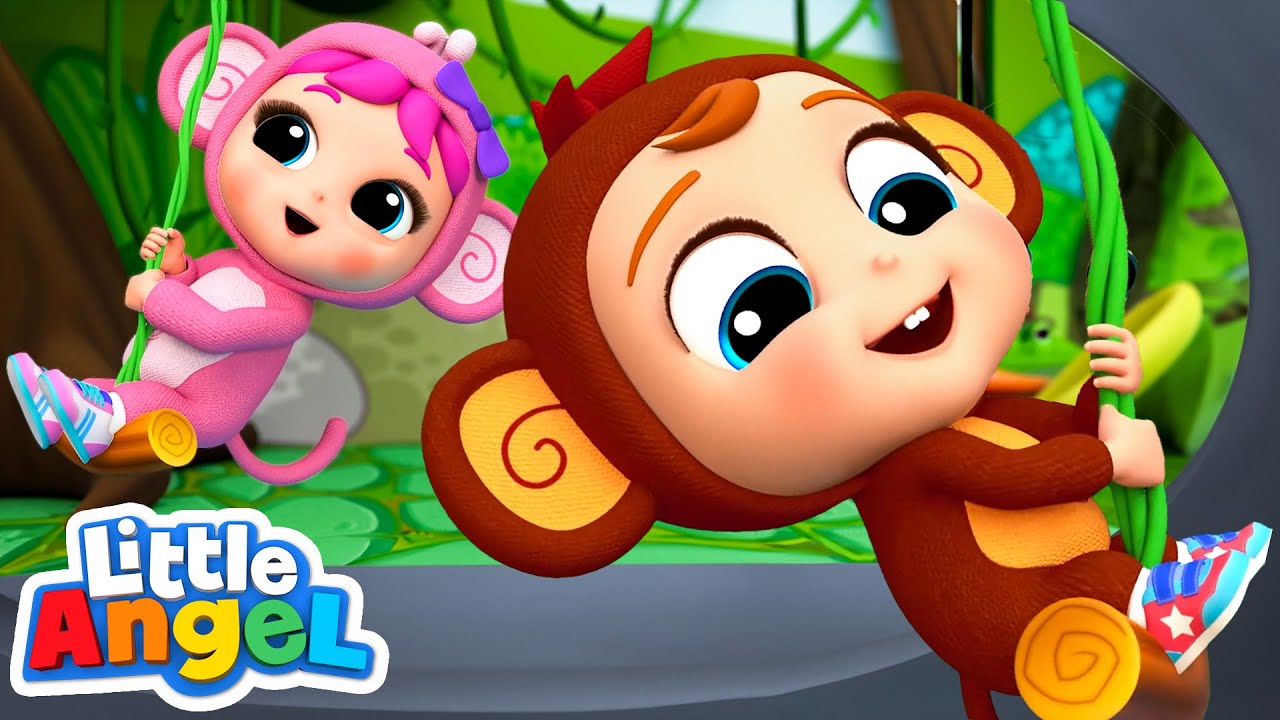 Cheeky Monkeys Groove: Sing and Dance Along! | Little Angel | Kids TV ...