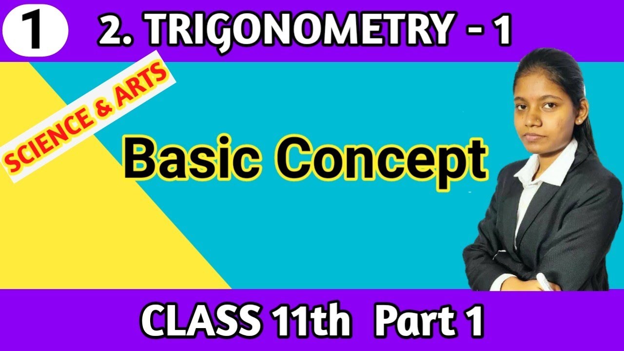 Trigonometry 1 class 11th maharashtra board | Basic concept in hindi ...