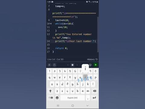 💚Find Last and First number #programming #shorts #coder #cprogramming#shortsfeed#coding# ...