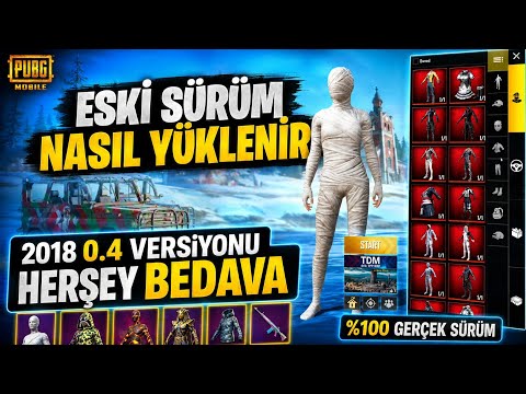 ESKİ PUBG MOBİLE NASIL YÜKLENİR HERŞEY BEDAVA SÜRÜMÜ (0.4 2018 VERSİYONU - pubg mobile eski sürüm