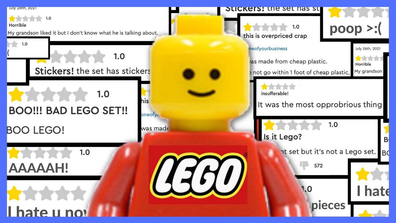 *Hilarious* 1 STAR REVIEWS on the LEGO STORE! - YouTube