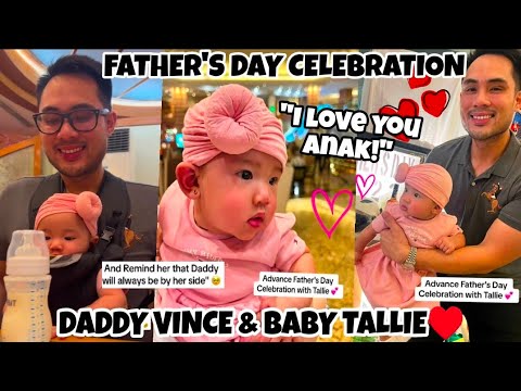 🎯DADDY VINCE & BABY TALLIE'S FATHER'S DAY CELEBRATION!!! - YouTube