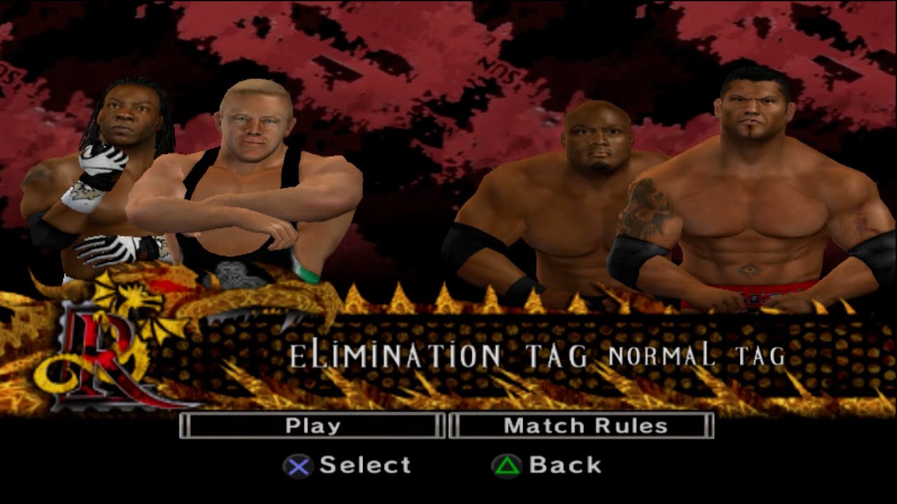 WWE SmackDown vs. Raw 2007 - Finlay,BookerT VS Batista,Lashley ...