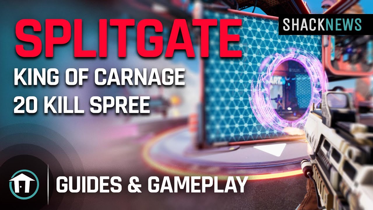 Splitgate - King of Carnage 20 Kill Spree - YouTube