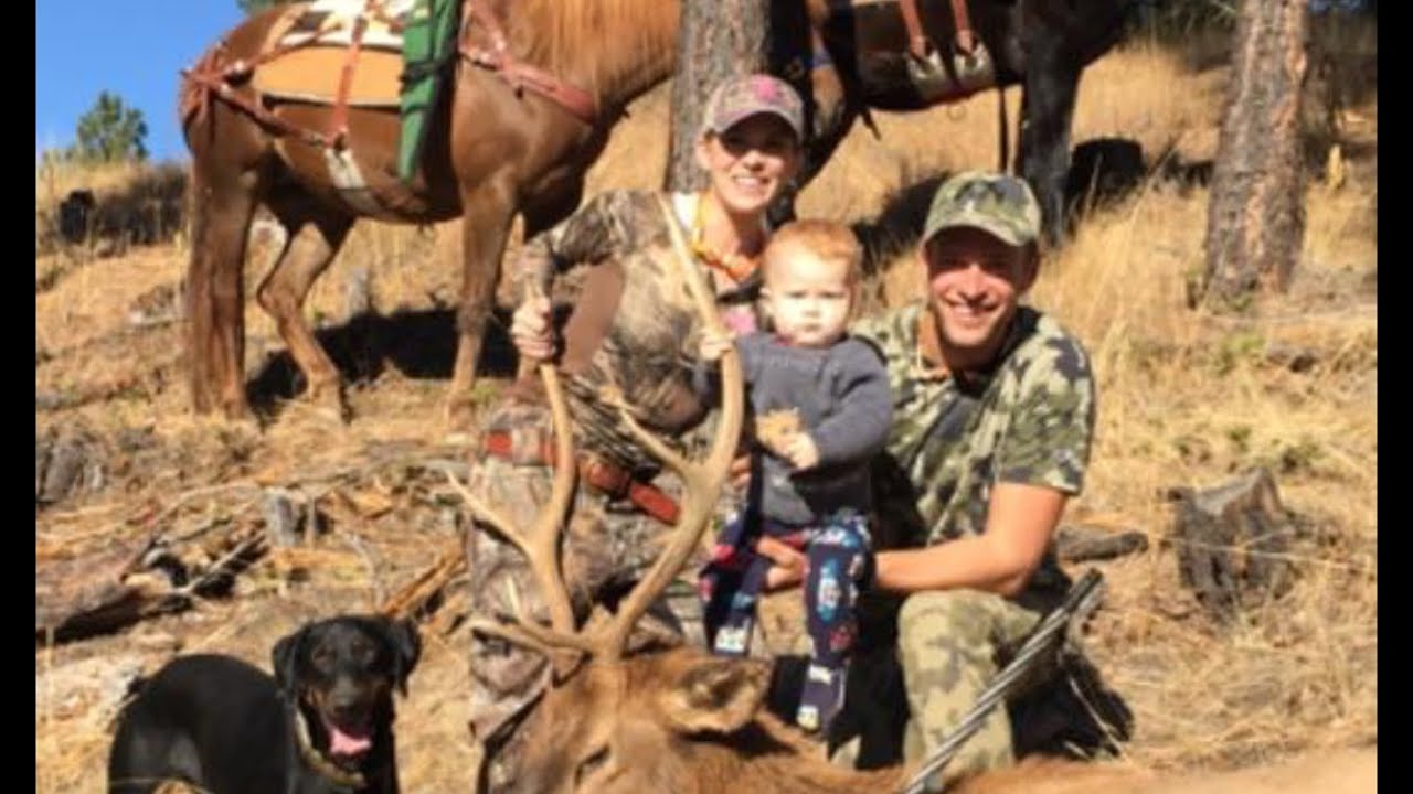 Casie's Elk Hunt, brought the baby along - Stuck N the Rut 75 - YouTube