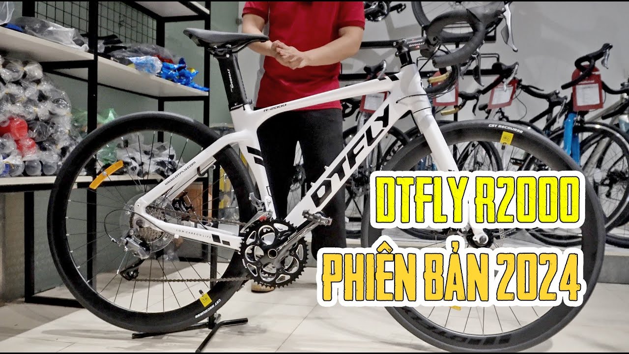 Review chi tiết xe đạp DTFLY R2000 - YouTube