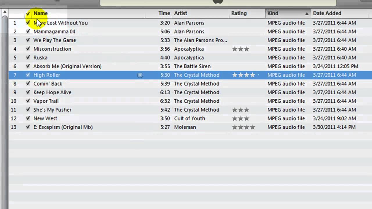 Restore Spinning Indoor Cycling Playlists in iTunes to their proper ...